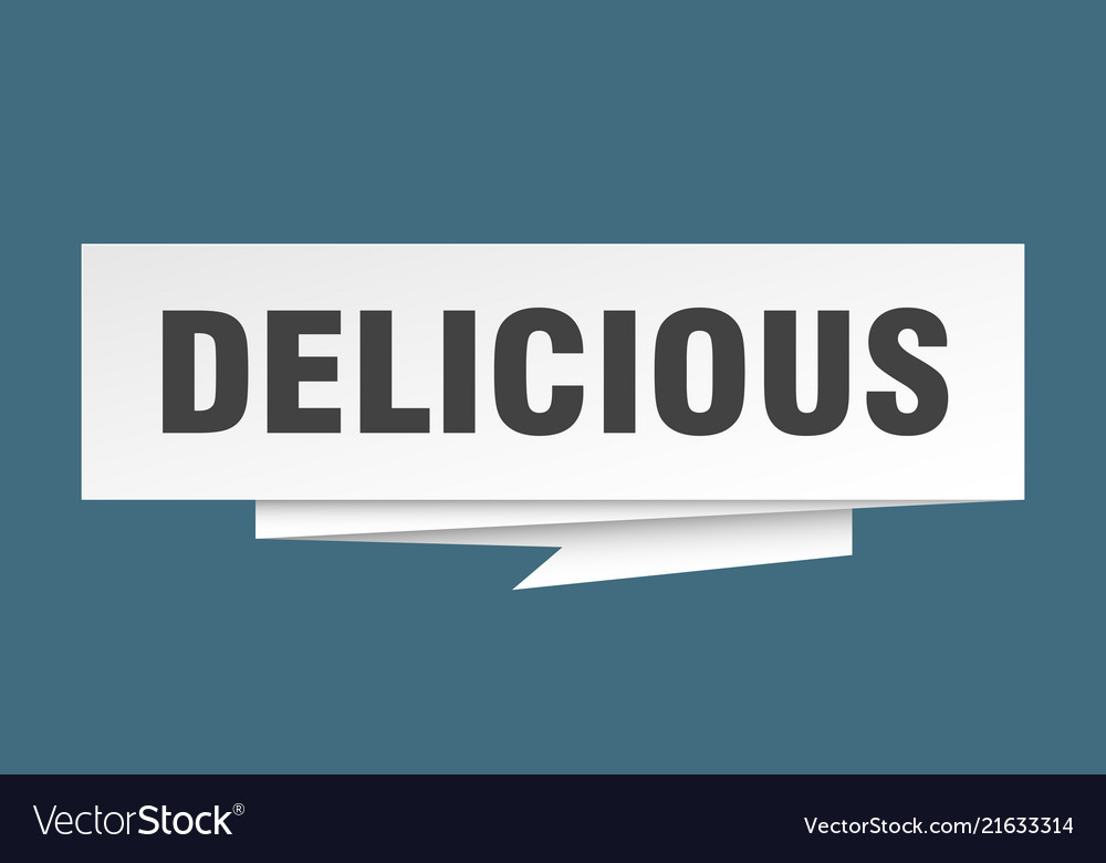 Delicious Royalty Free Vector Image - VectorStock Delicious Royalty Free Vector Image - VectorStock