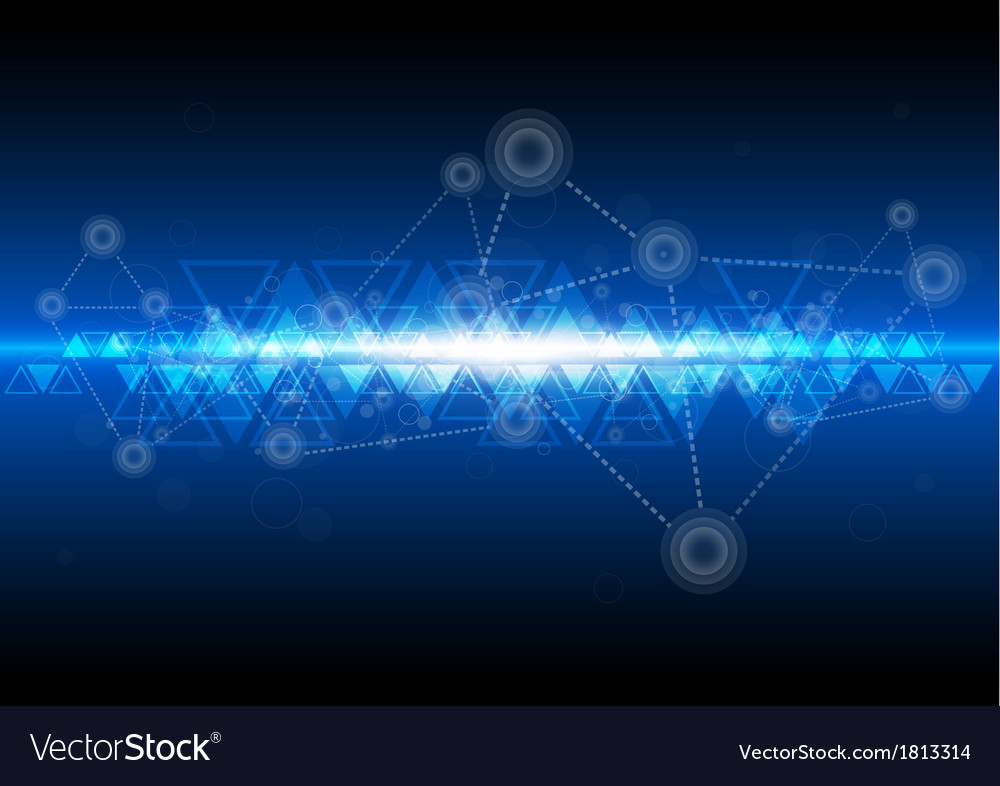 Digital network technology background Royalty Free Vector