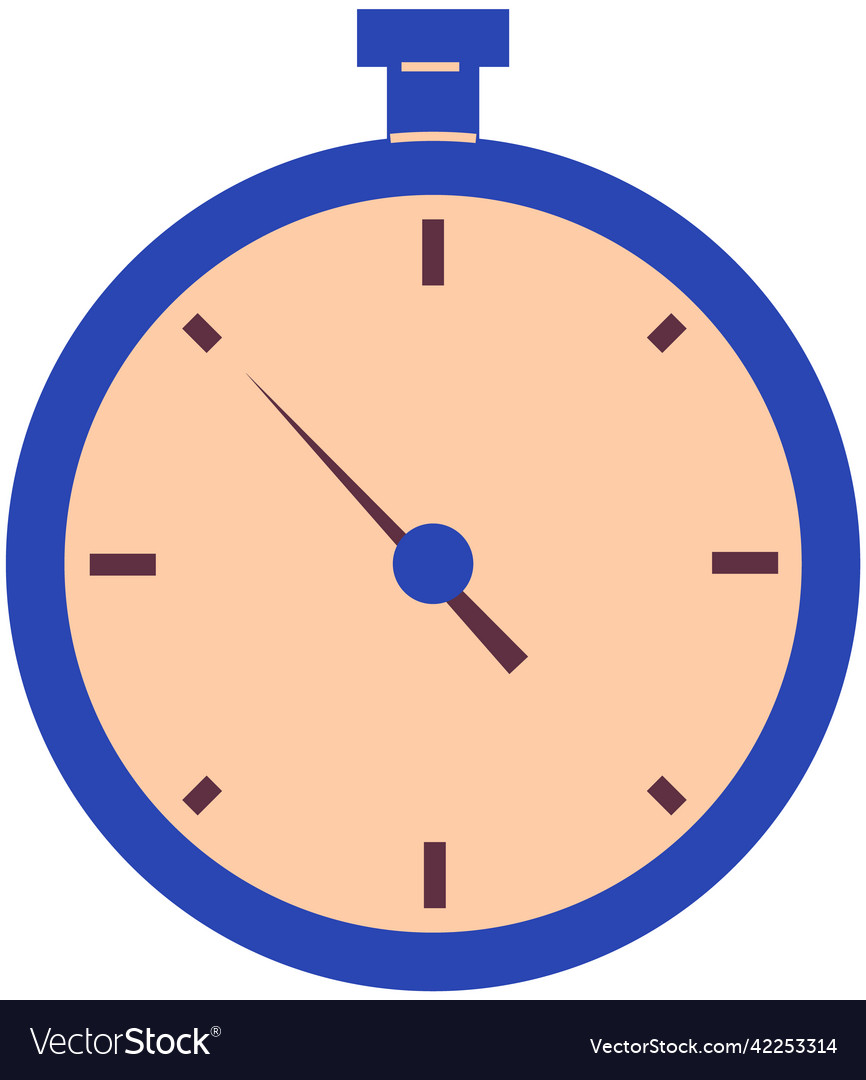 Precise device for measuring time timer Royalty Free Vector