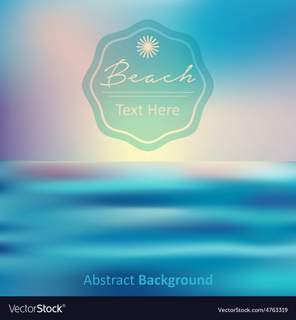 Beach Royalty Free Vector Image - VectorStock