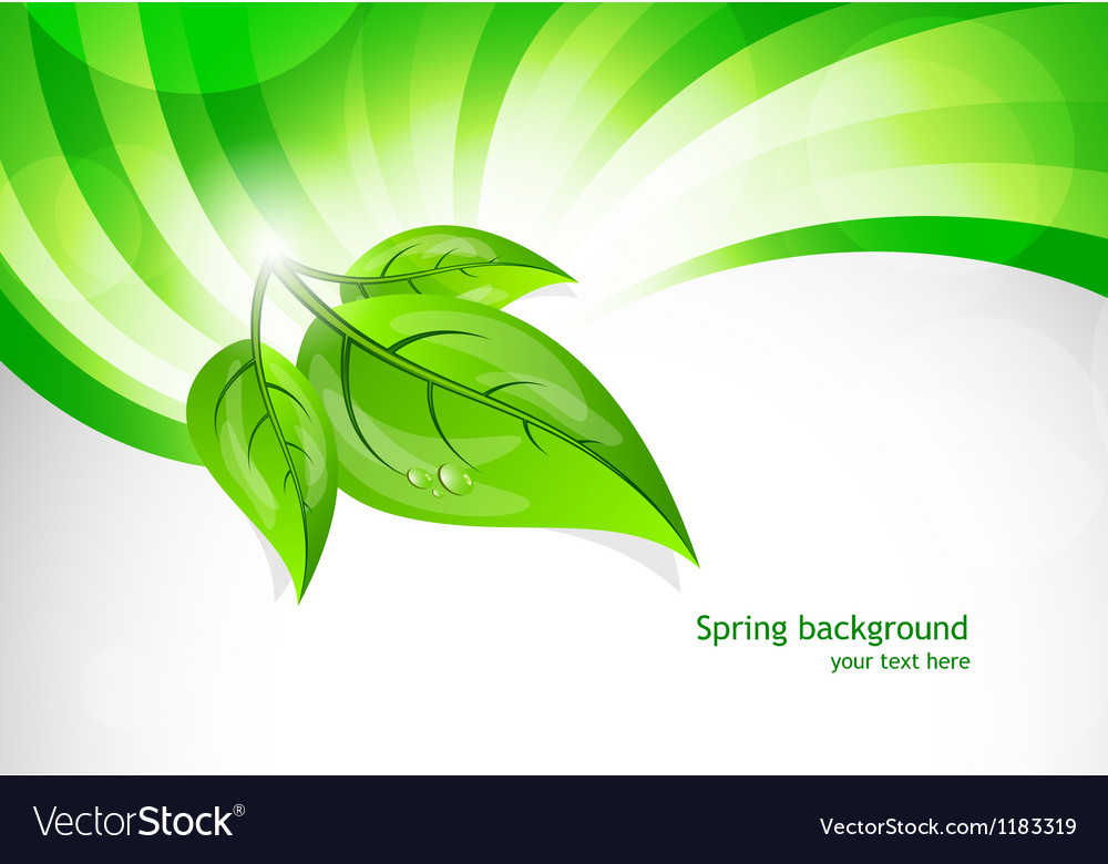 Spring background Royalty Free Vector Image - VectorStock