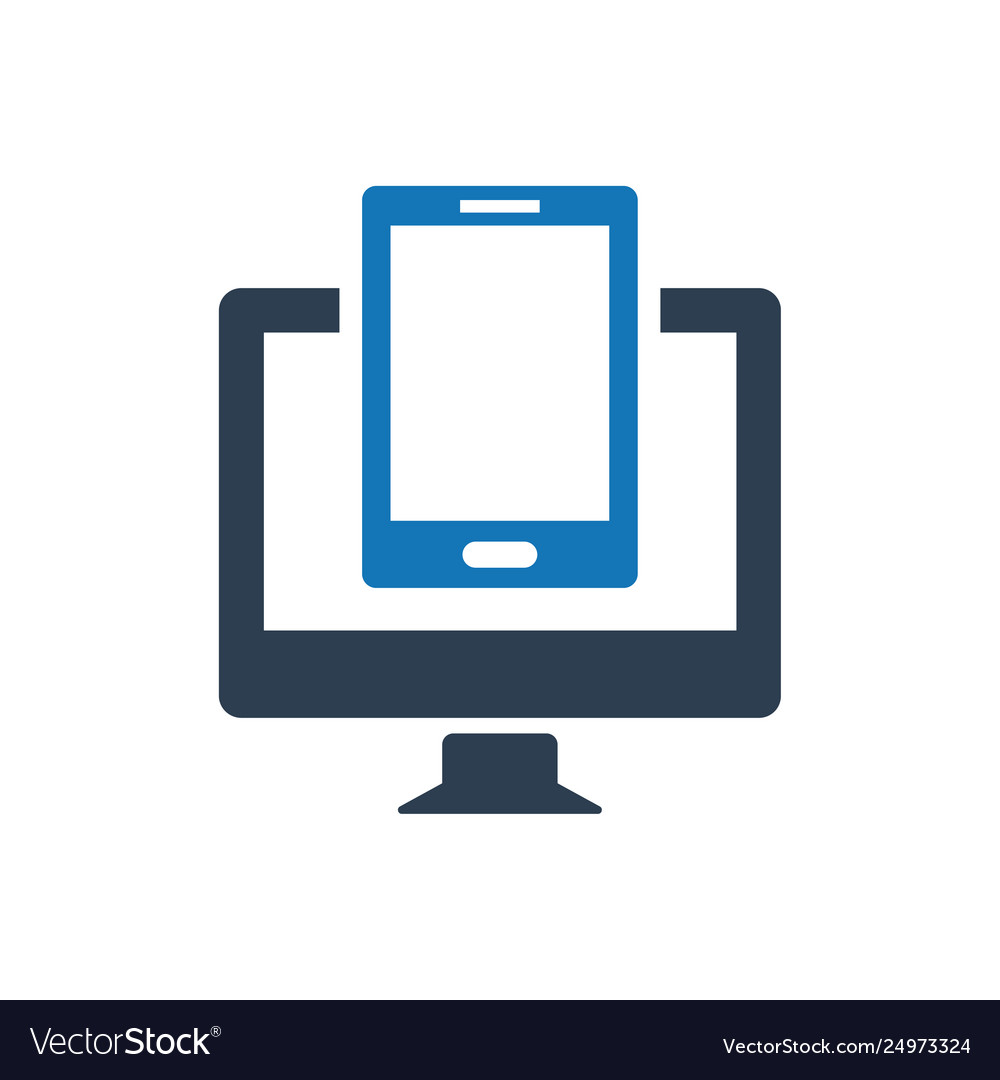 Device responsive icon Royalty Free Vector Image