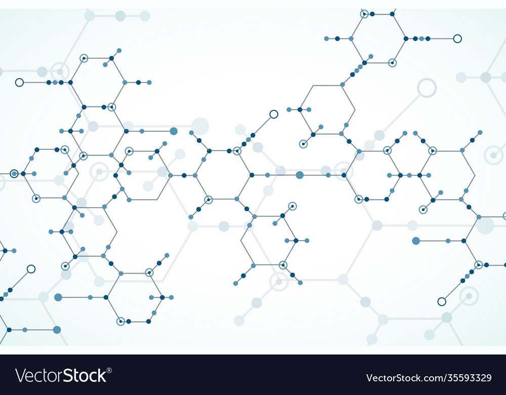 Abstract technology hexagonal background Vector Image