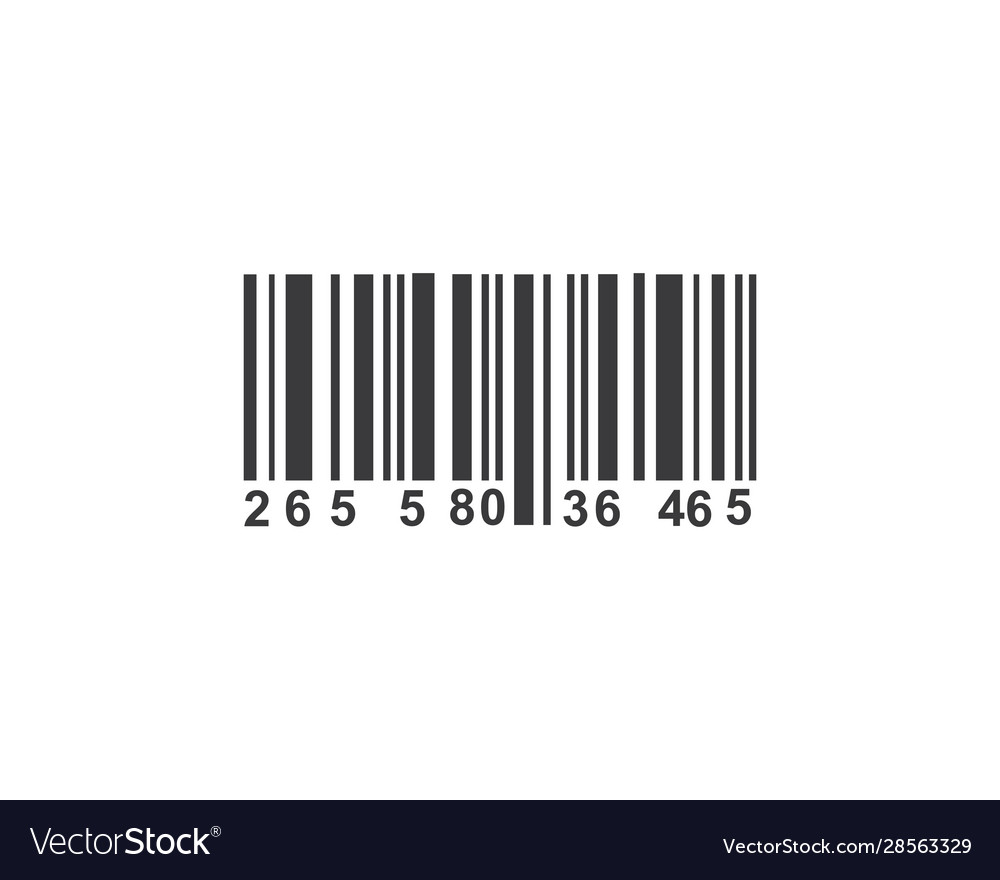 Barcode icon design Royalty Free Vector Image - VectorStock
