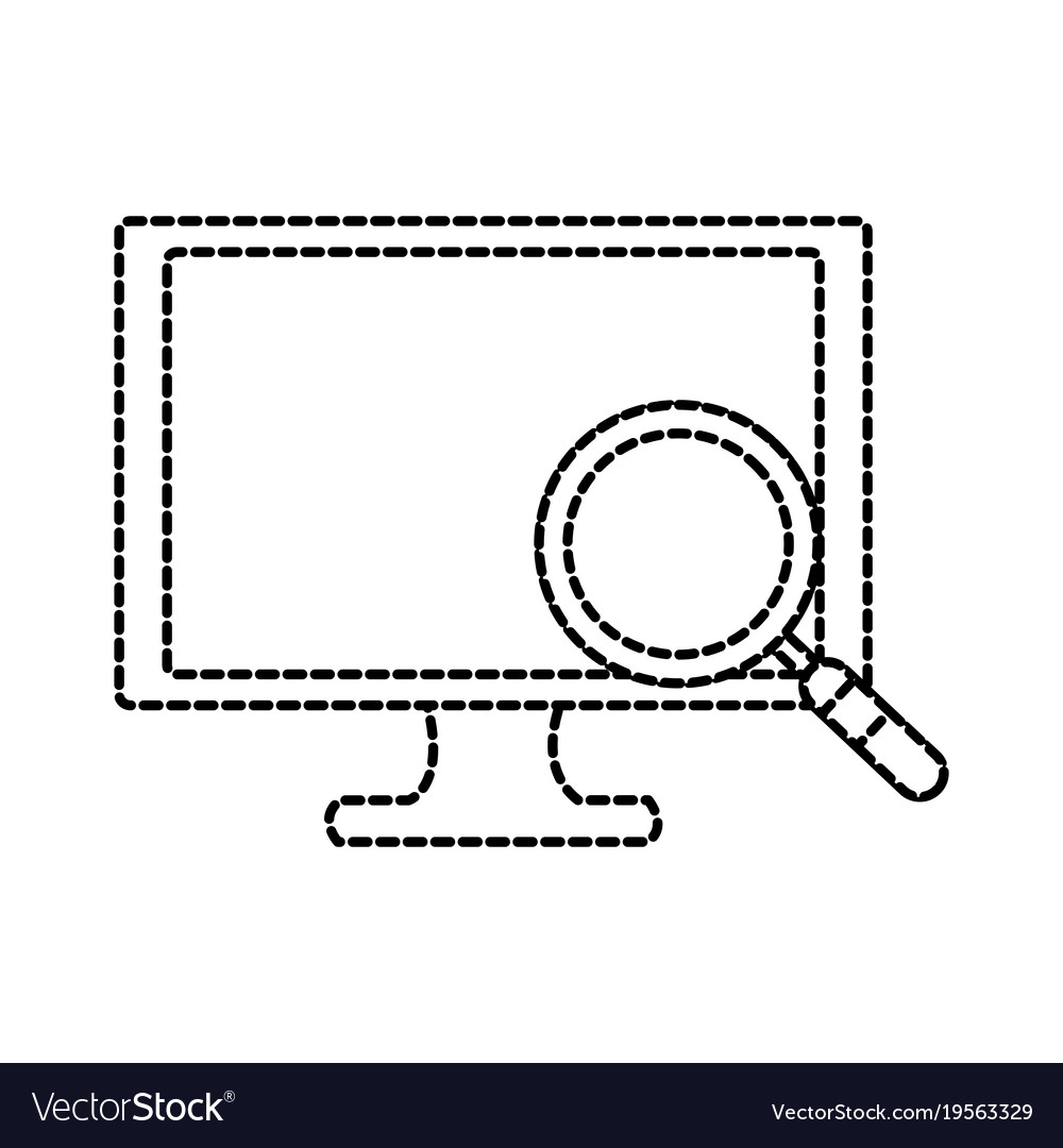 Isolated computer design Royalty Free Vector Image