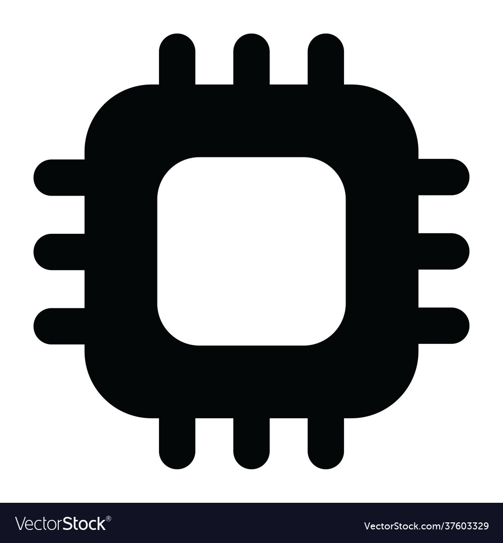 Microchip Royalty Free Vector Image - VectorStock