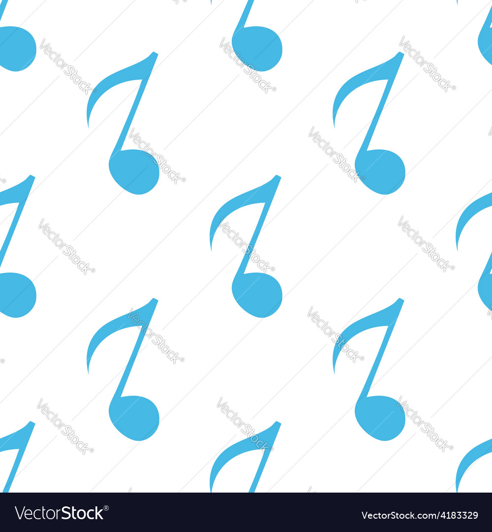 Note seamless pattern Royalty Free Vector Image