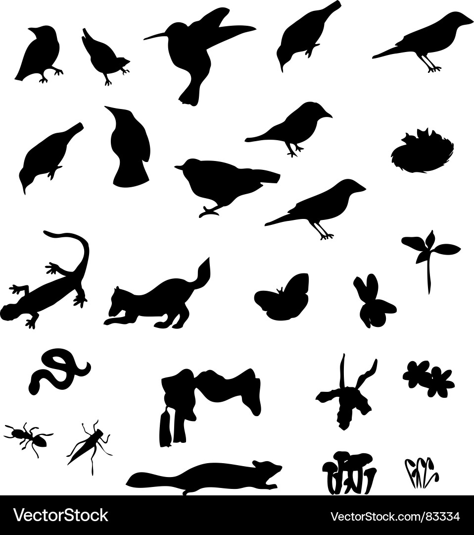 Silhouettes Royalty Free Vector Image - VectorStock