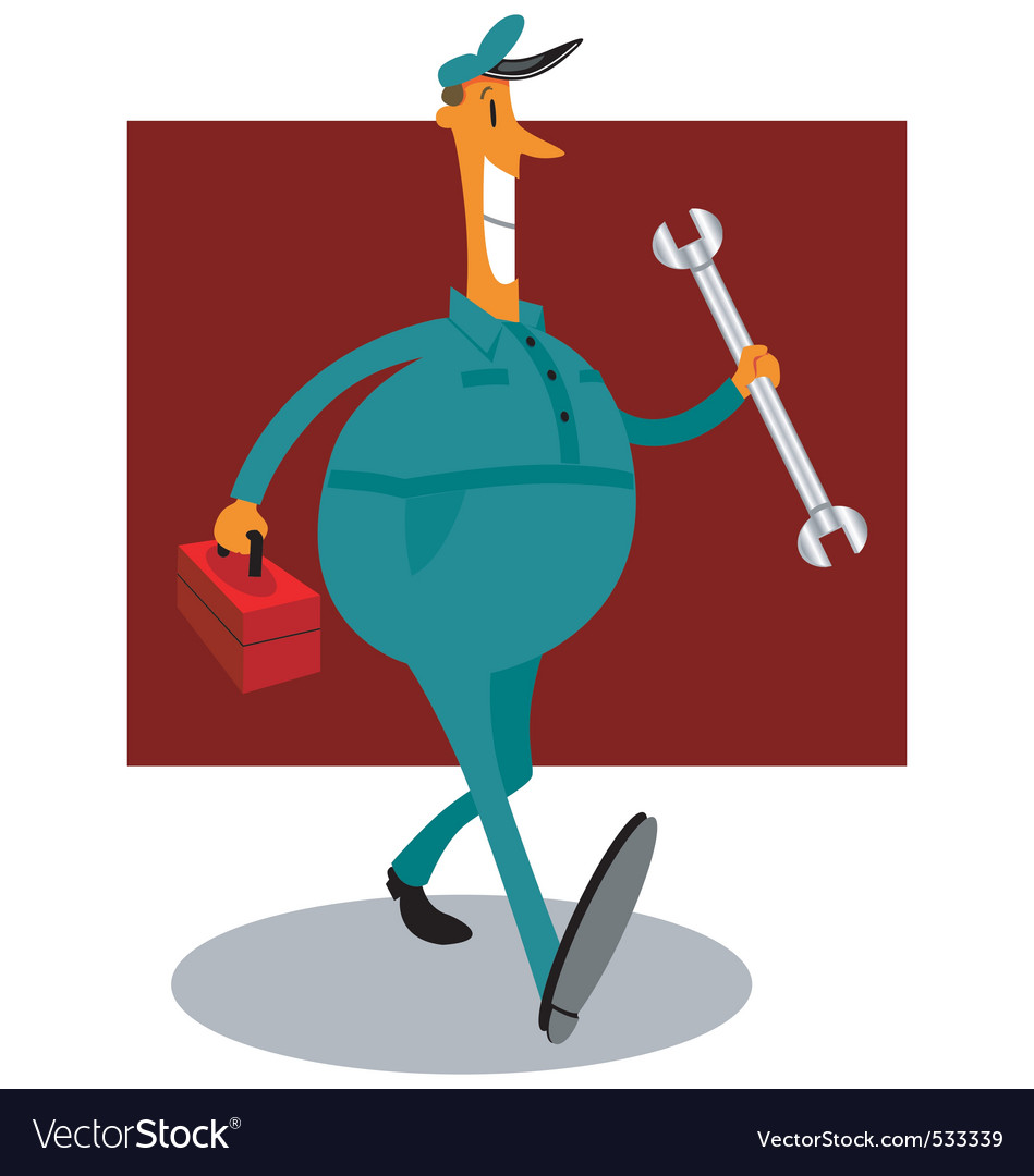 Auto mechanic Royalty Free Vector Image - VectorStock