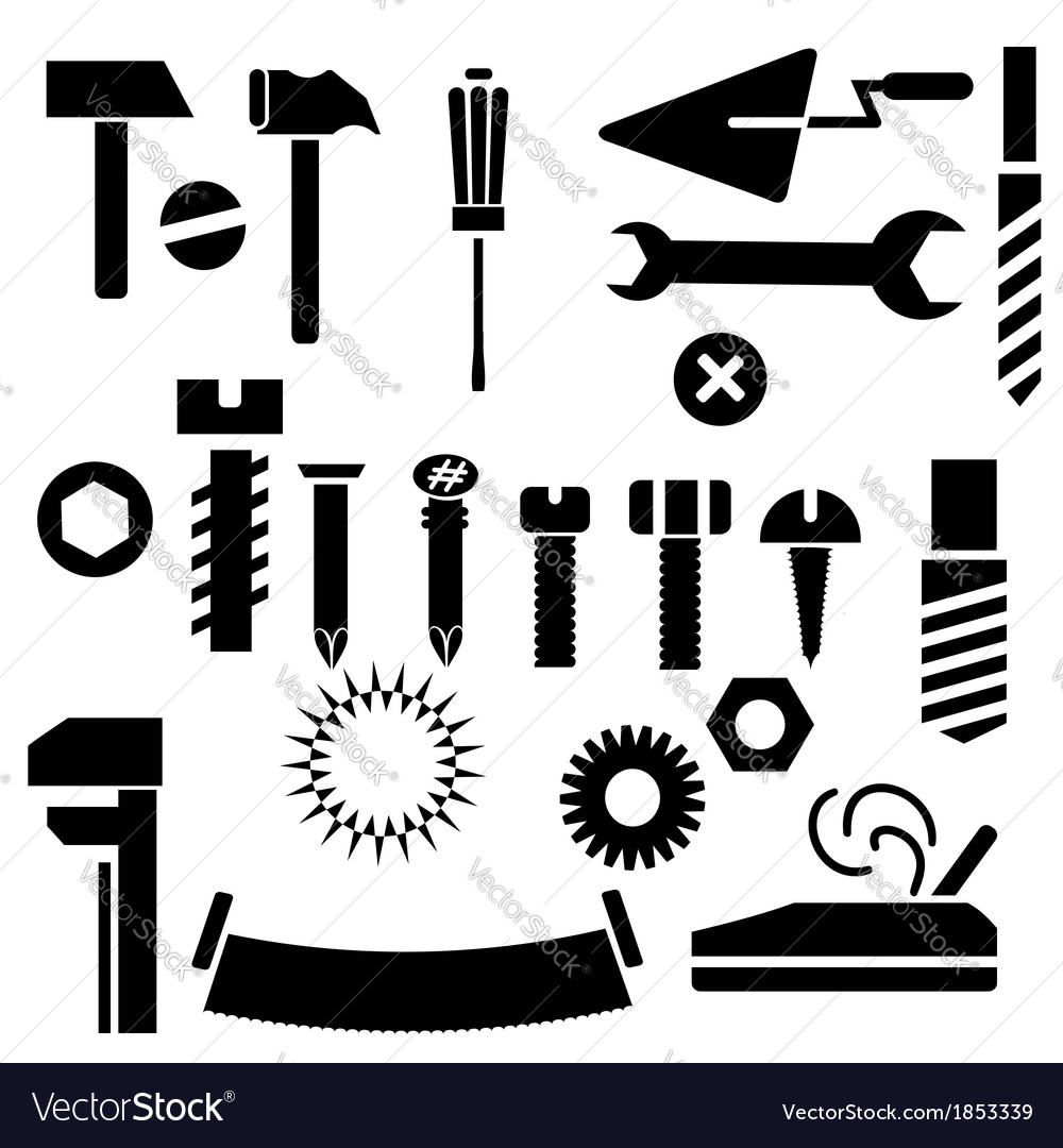Hand tools Royalty Free Vector Image - VectorStock