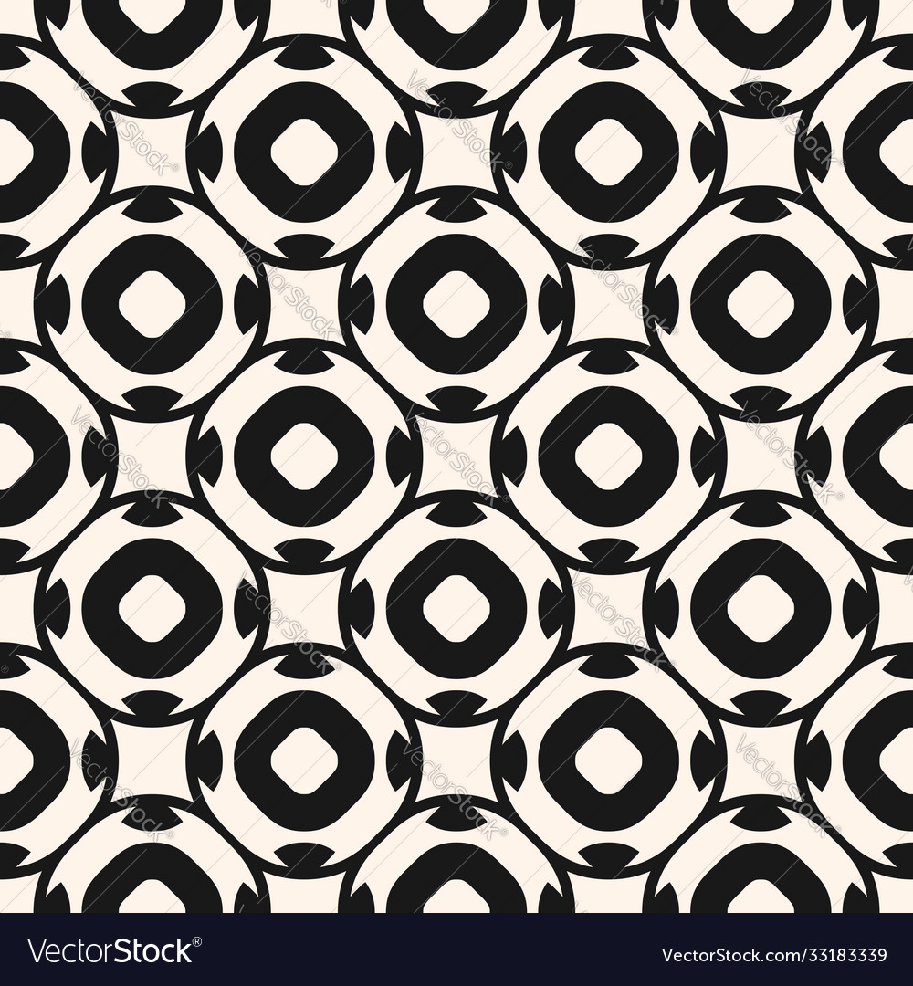 Seamless pattern monochrome mosaic texture Vector Image