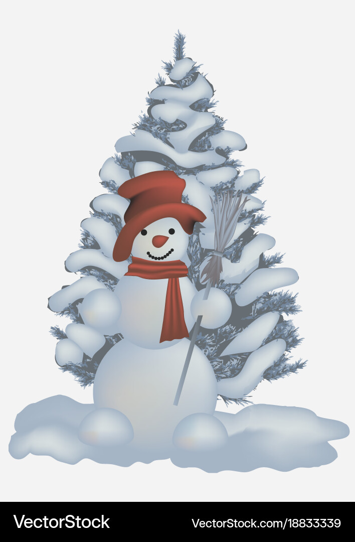 Snowman Royalty Free Vector Image - VectorStock