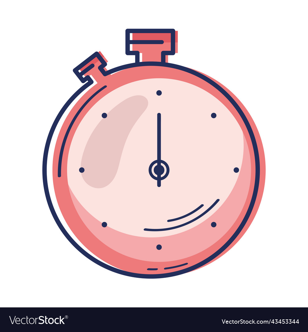 Chronometer Timer Sport Equipment Royalty Free Vector Image