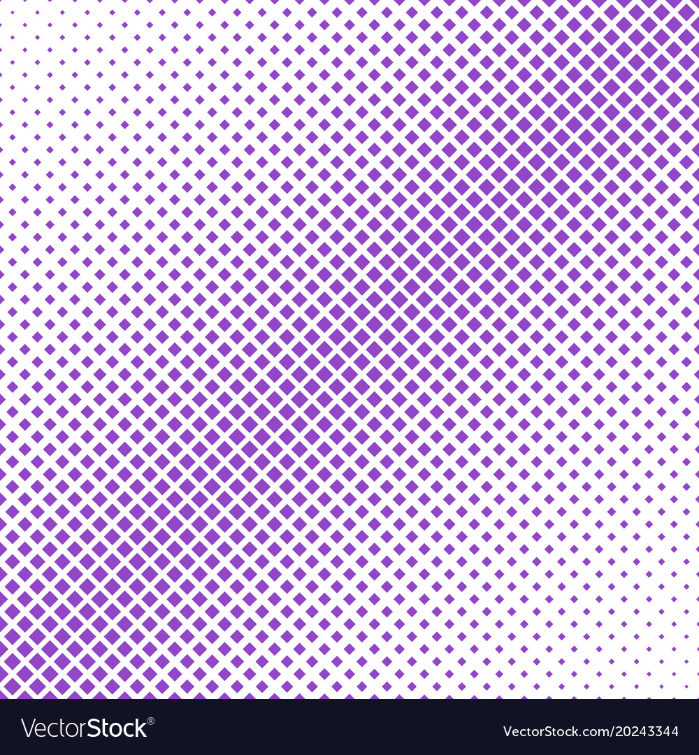 Halftone diagonal square pattern background Vector Image