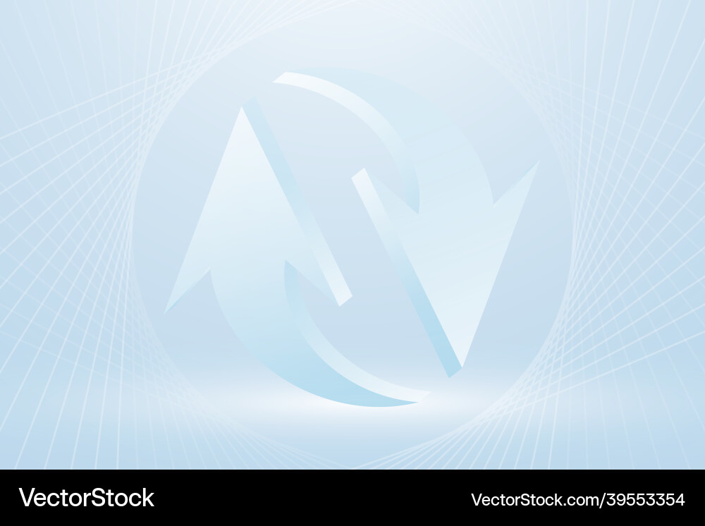 Abstract arrow background blue gradient business Vector Image