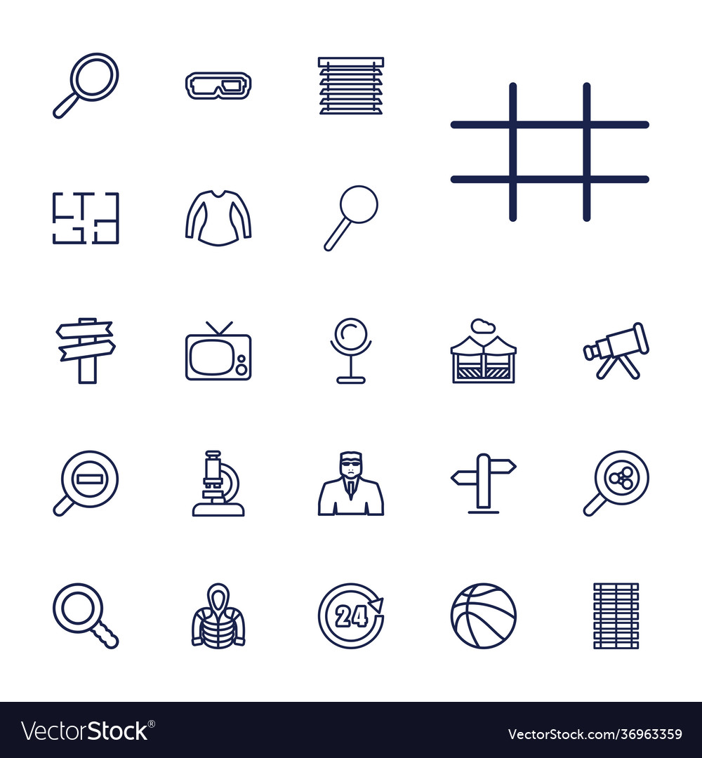 22 Icons anzeigen Lizenzfreies Vektorbild - VectorStock