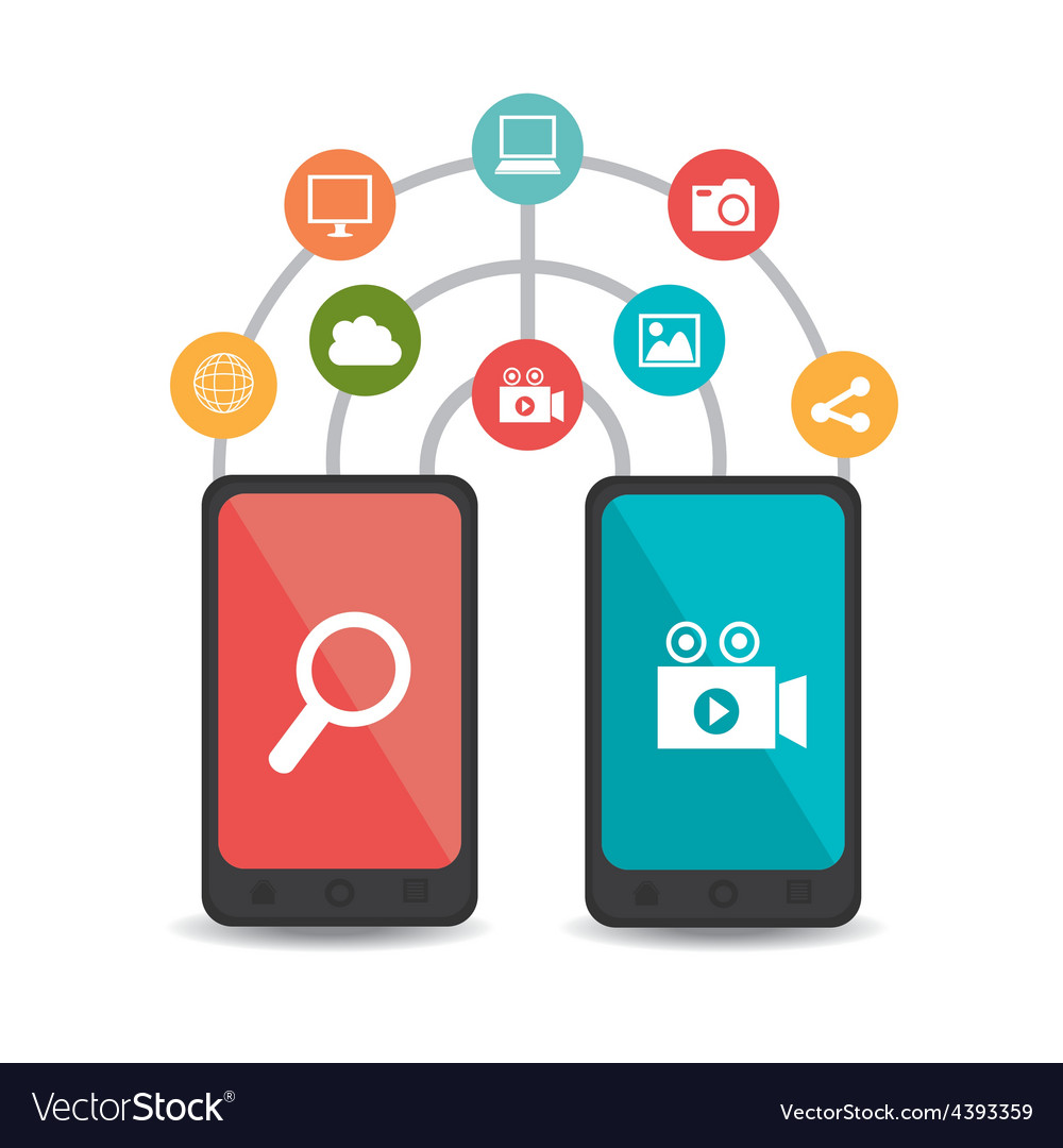 Multimedia design Royalty Free Vector Image - VectorStock