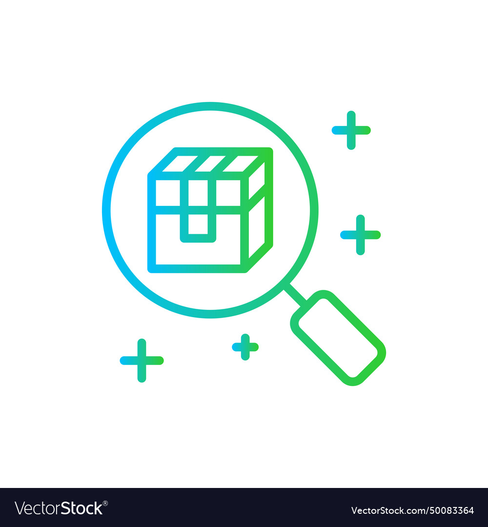 Product research product development icon with Vector Image