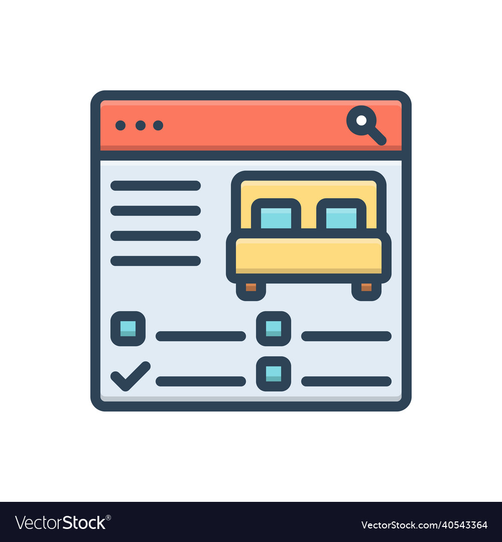 Reservation Royalty Free Vector Image - VectorStock