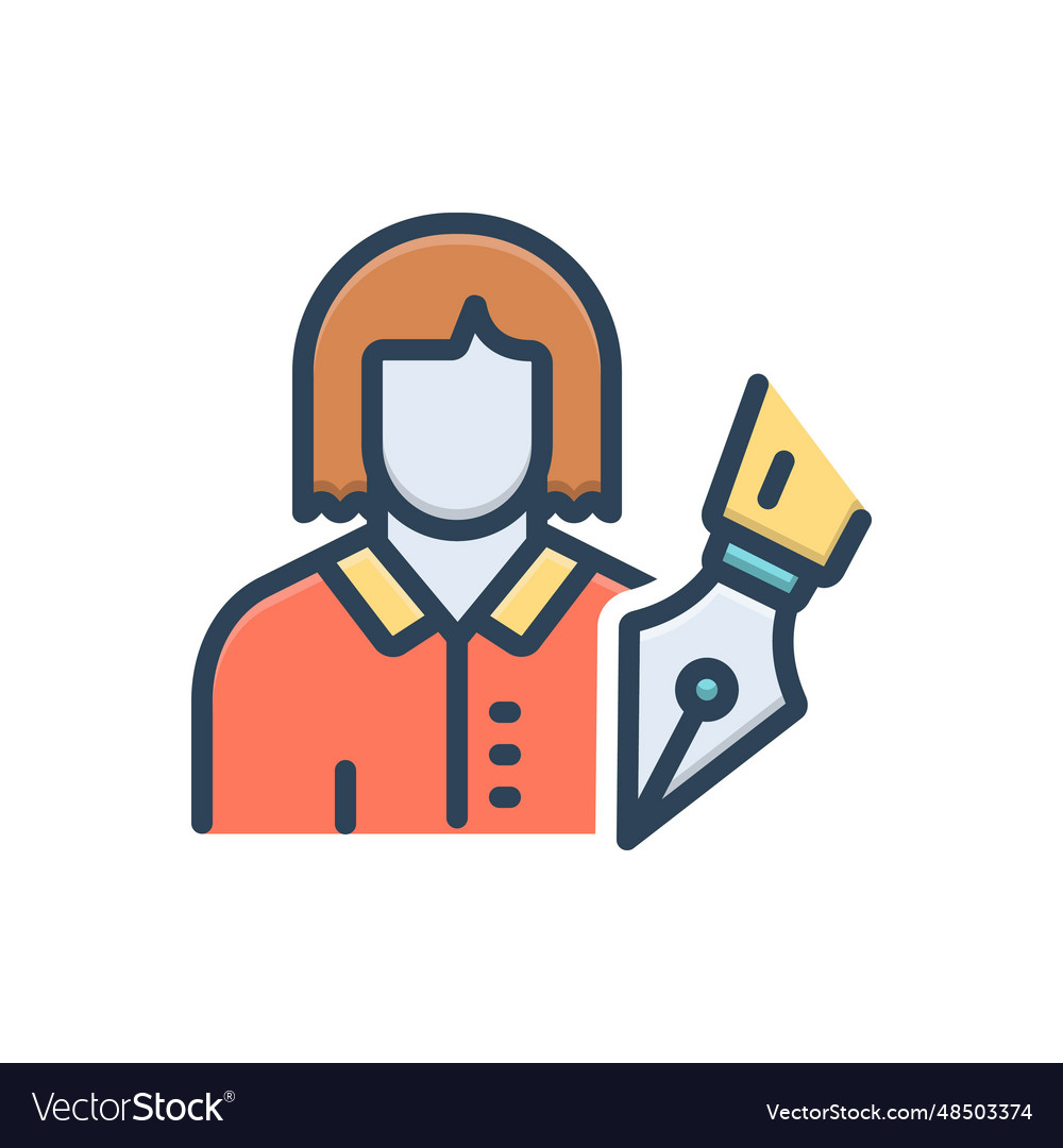 Authors Royalty Free Vector Image - VectorStock