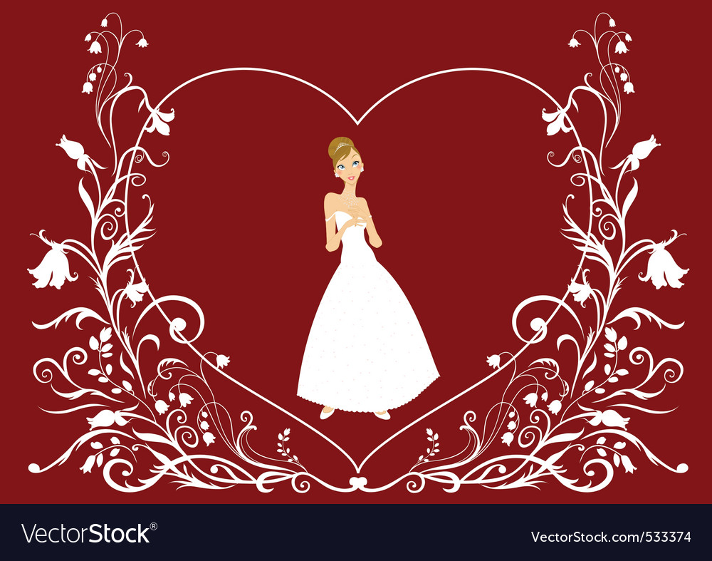 Bride Royalty Free Vector Image - VectorStock