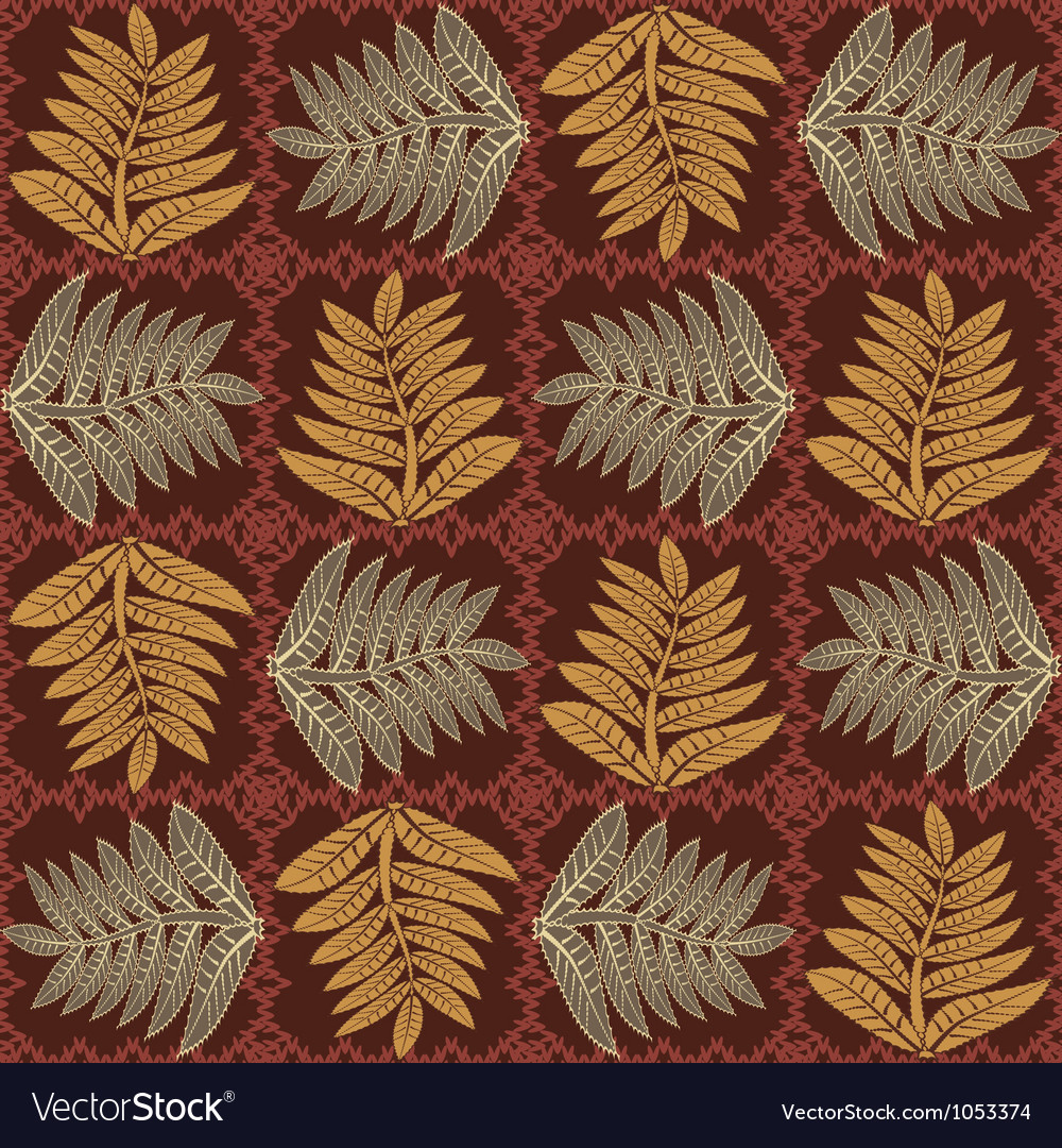 Herbal pattern Royalty Free Vector Image - VectorStock