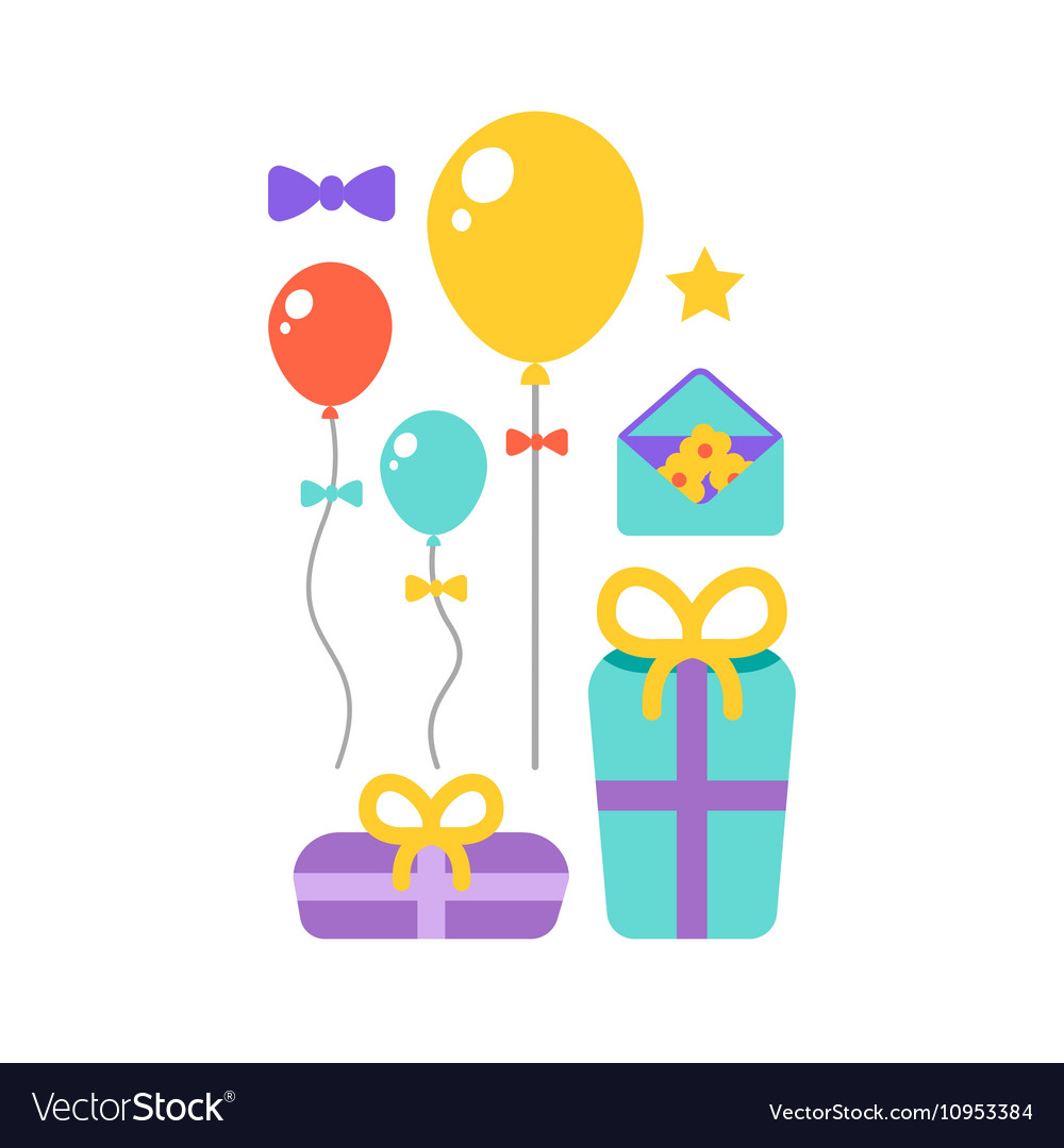 Happy birthday icons set Royalty Free Vector Image Happy birthday icons set Royalty Free Vector Image