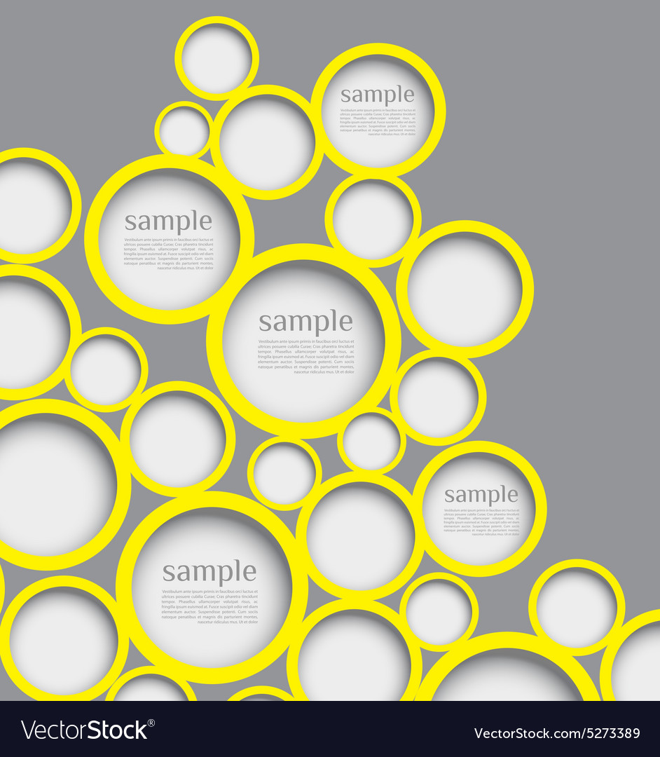 Abstract web design bubble Royalty Free Vector Image