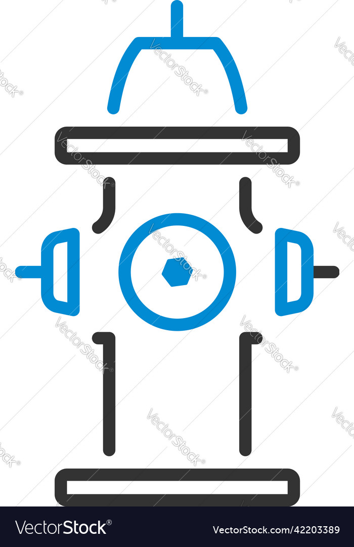 Fire hydrant icon Royalty Free Vector Image - VectorStock