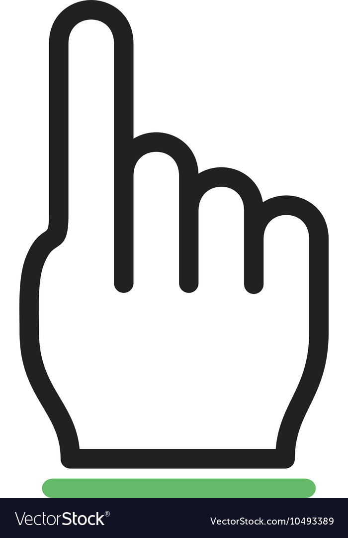 Hand cursor Royalty Free Vector Image - VectorStock