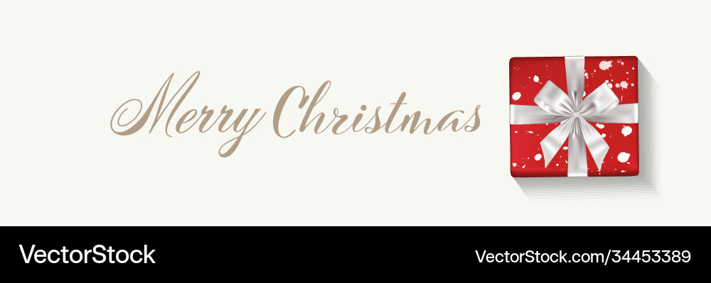 Modern holidays christmas background banner Vector Image
