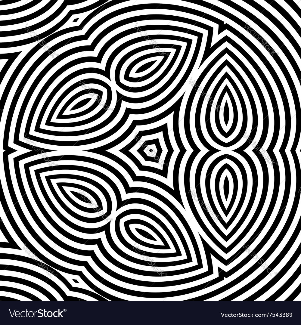 Pattern with optical abstract background Vector Image