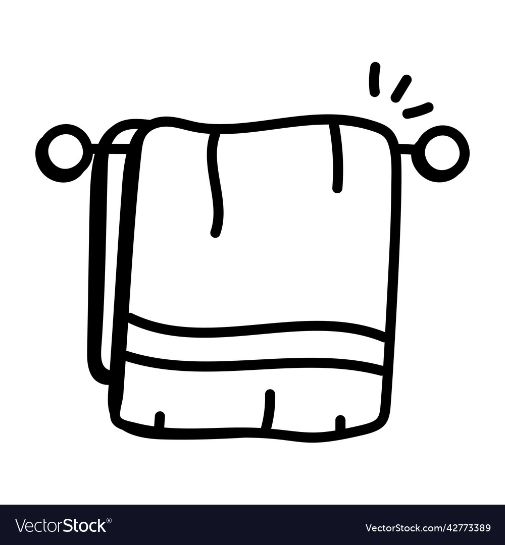 Towel Royalty Free Vector Image - VectorStock