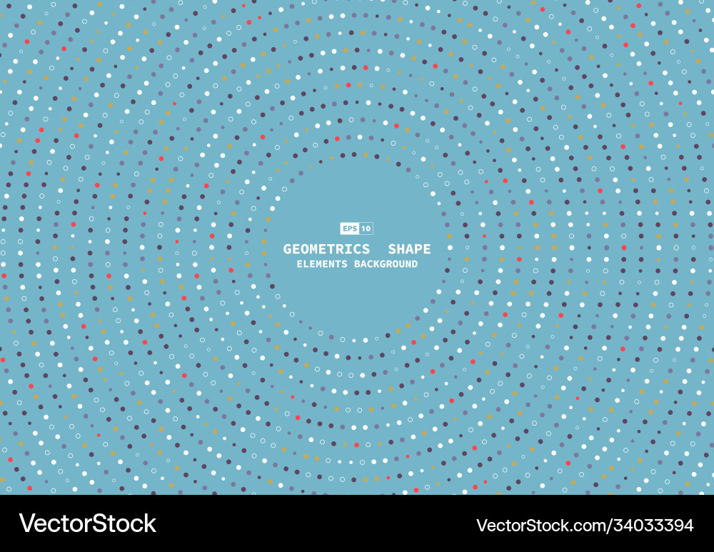 Abstract dot fancy colorful pastel line pattern Vector Image