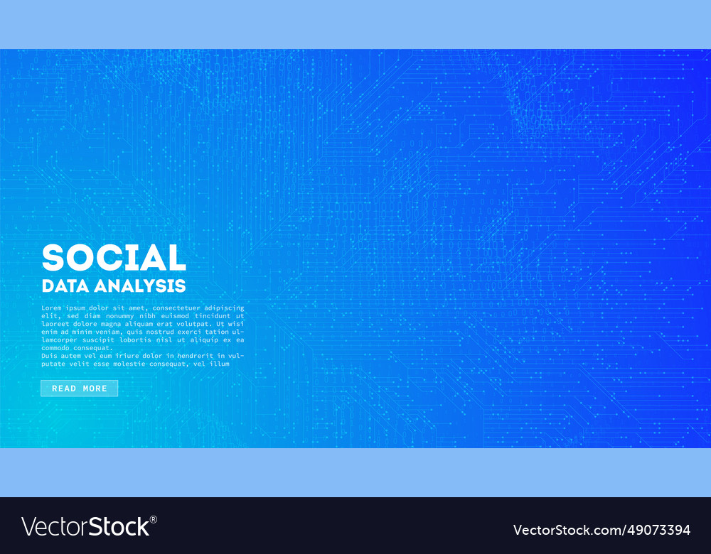 Big Data Cloud Computing Blockchain Visualiztion Vector Image