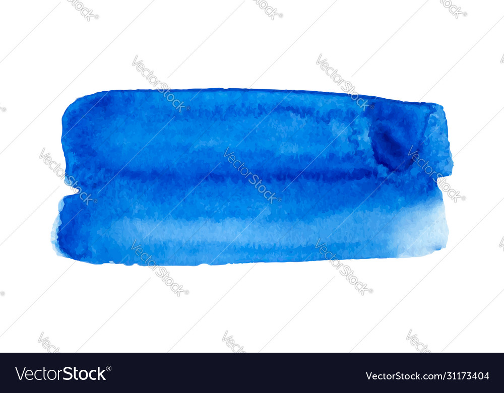 Abstract watercolor blue hand drawn textured Vector Image