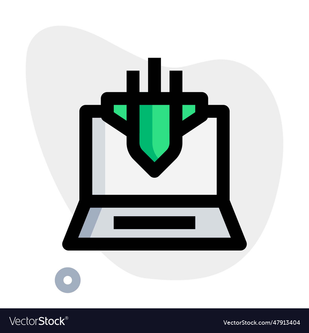 Cyber attack unauthorized access to a computer Vector Image