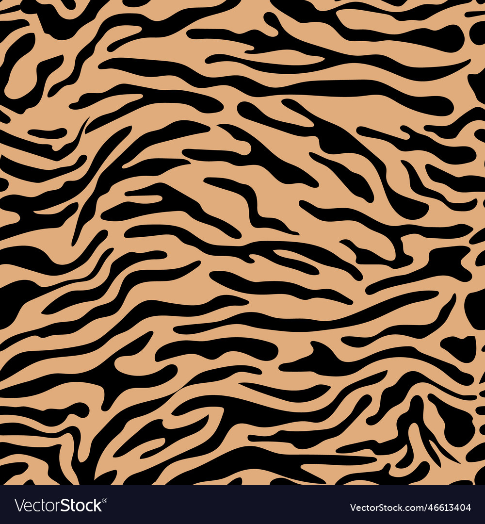 Seamless zebra pattern Royalty Free Vector Image