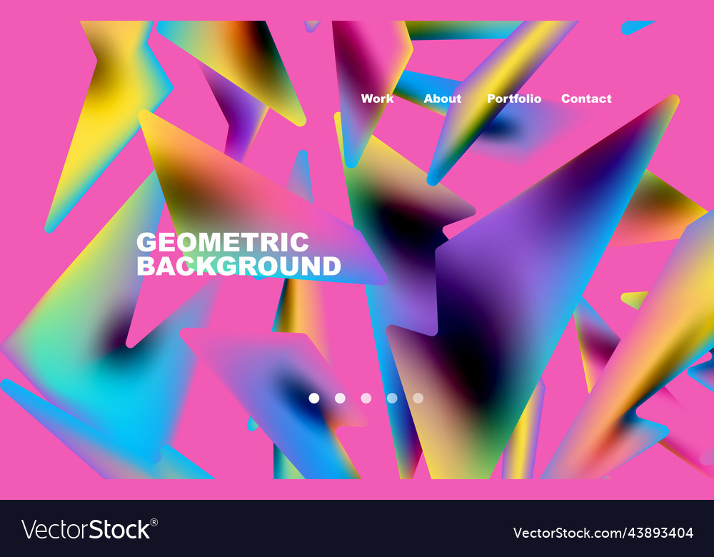 Shards shape composition abstract background web Vector Image