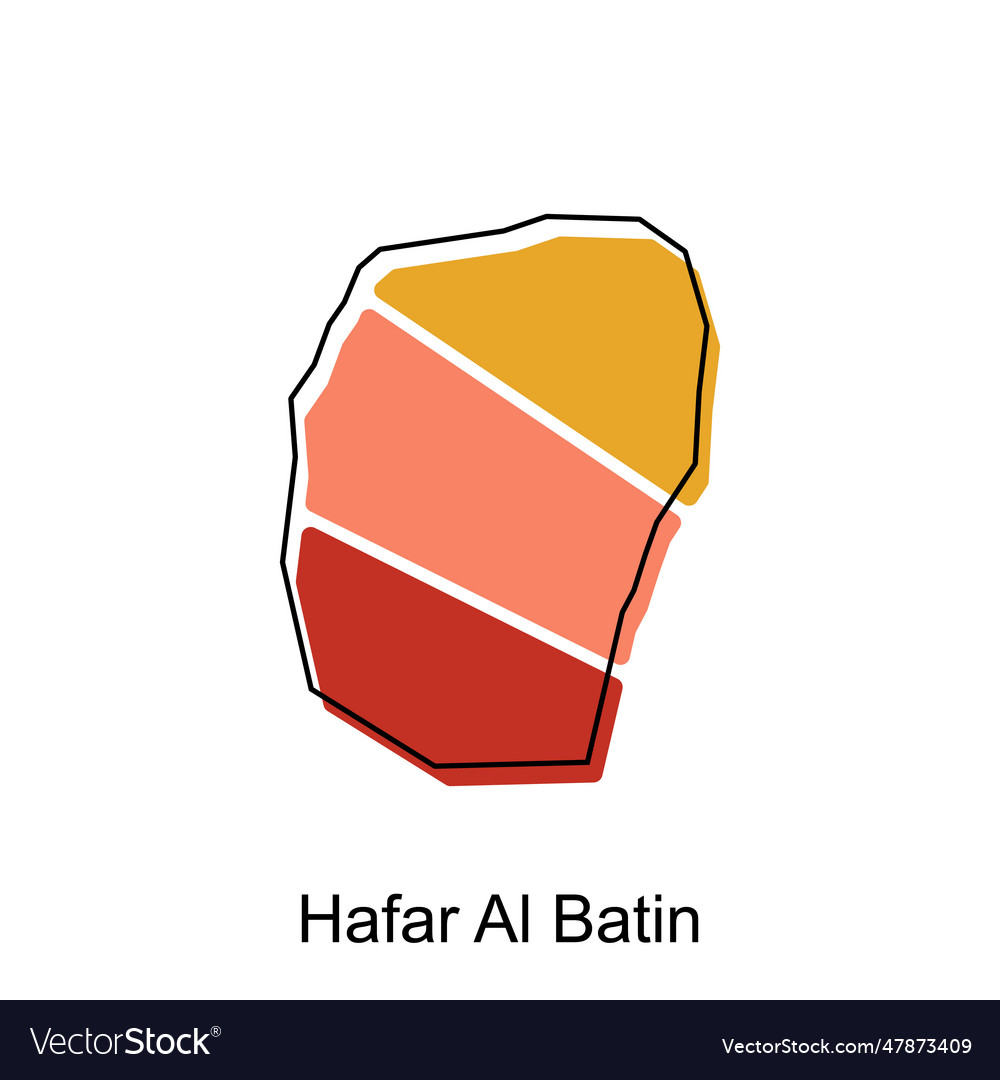 Hafar al batin map map of saudi arabia capital Vector Image Hafar al batin map map of saudi arabia capital Vector Image