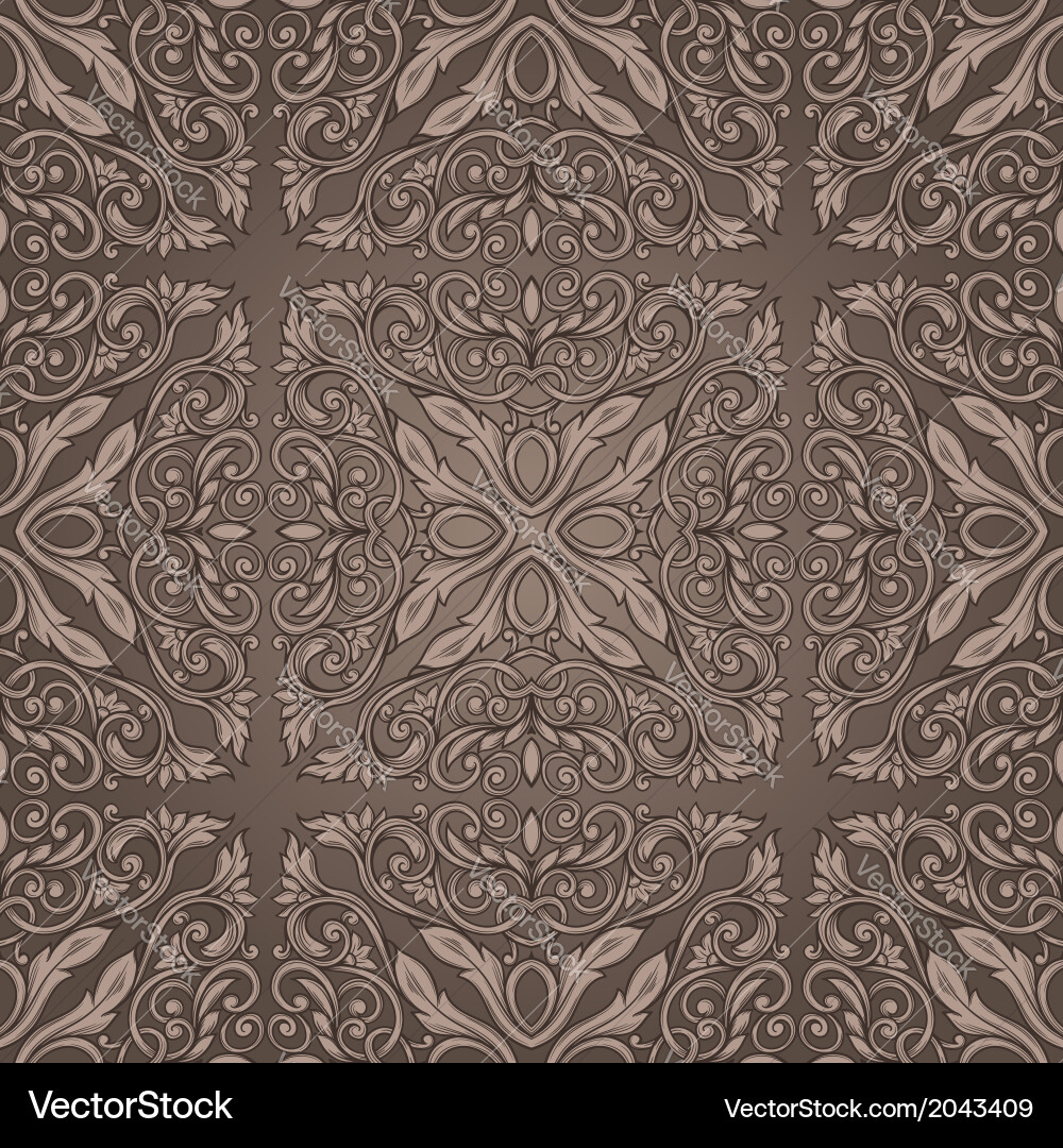 Seamless vintage pattern Royalty Free Vector Image