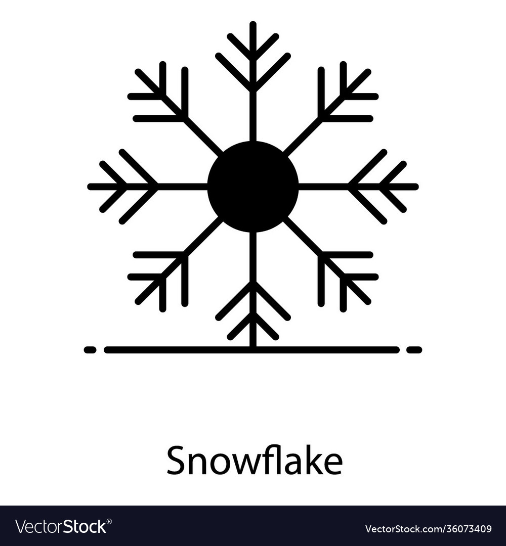 Snowflake Royalty Free Vector Image - VectorStock Snowflake Royalty Free Vector Image - VectorStock