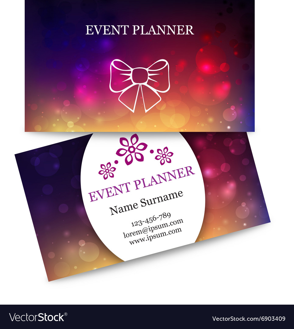 Event Planning Business Cards Best Images Limegroup