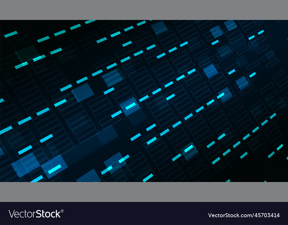 Technology background with hi-tech digital data Vector Image