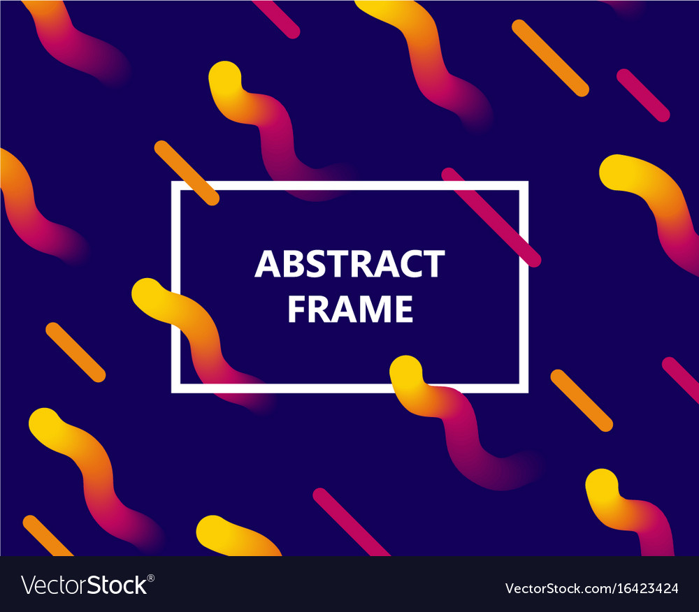 Abstract frame gradient copy Royalty Free Vector Image