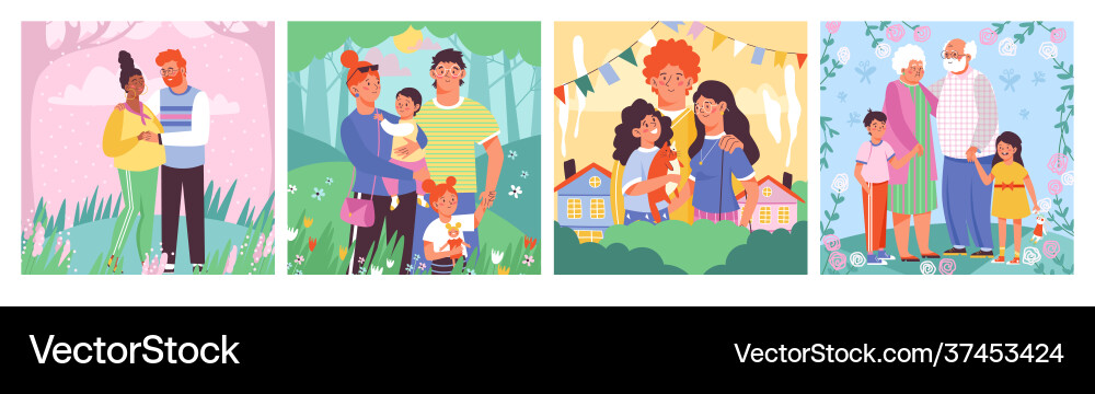 Design posters for hug day with happy Royalty Free Vector