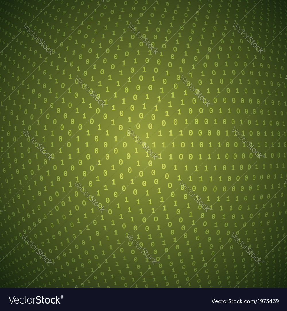 Abstract circular binary background Royalty Free Vector