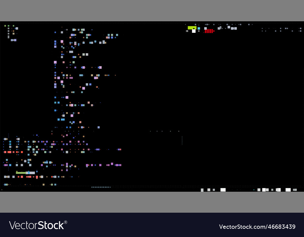 Programming Console With Dark Background Coding Vector Image