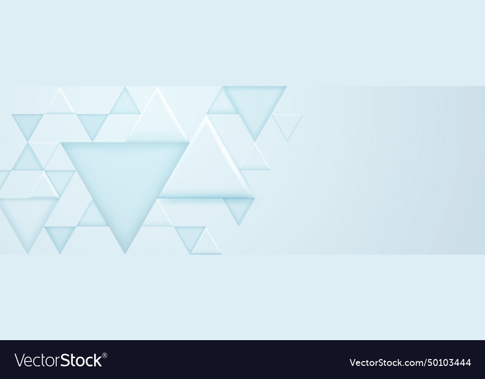 Abstract background with triangular shapes Vector Image