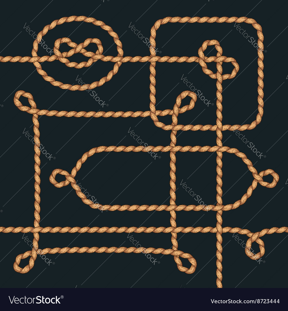 Frames rope Royalty Free Vector Image - VectorStock